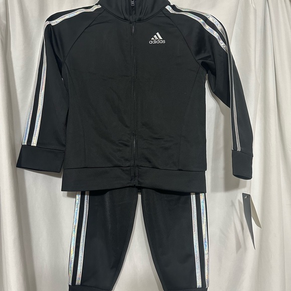 adidas | Matching Sets | Little Girls Adidas Tracksuit | Poshmark